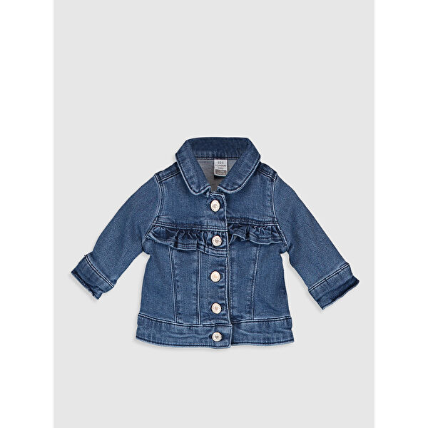 Kız Bebek Jean Ceket
