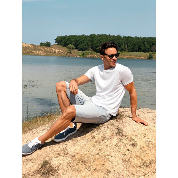 Regular Fit Erkek Jean Şort