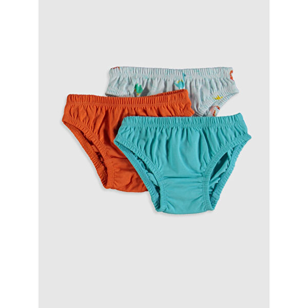 Erkek Bebek Pamuklu Külot 3'lü