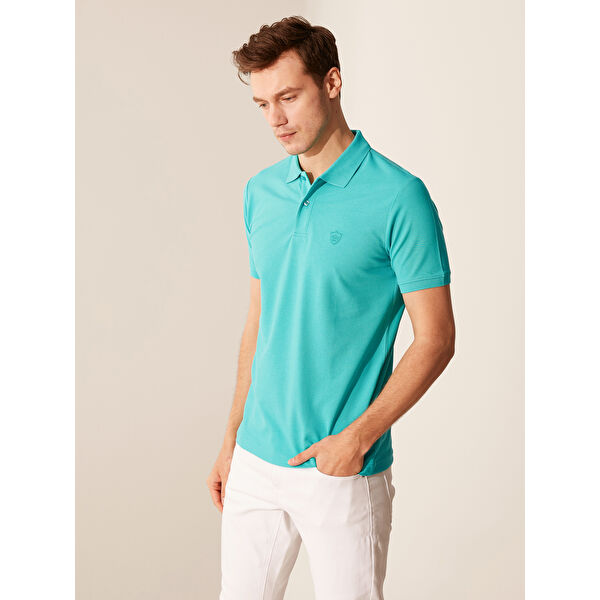 Polo Yaka Kısa Kollu Pike Erkek Tişört