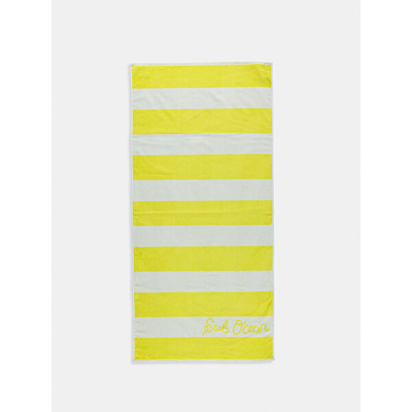 Çizgi Desenli Kadın Plaj Havlusu
