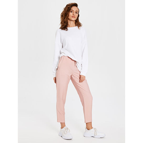 Beli Lastikli Bilek Boy Harem Pantolon