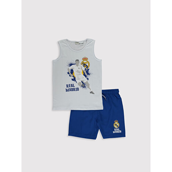 Erkek Çocuk Real Madrid Baskılı Taraftar Yüzme Takım Erkek Çocuk Real Madrid Baskılı Taraftar Yüzme Takım
