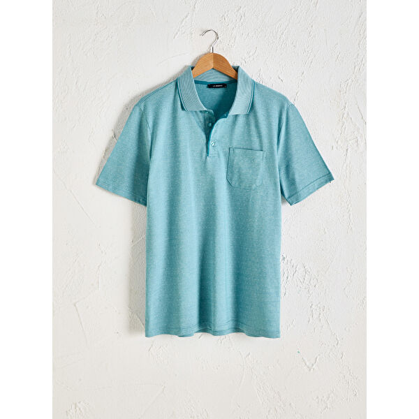 Merserize Polo Yaka Kısa Kollu Erkek Tişört