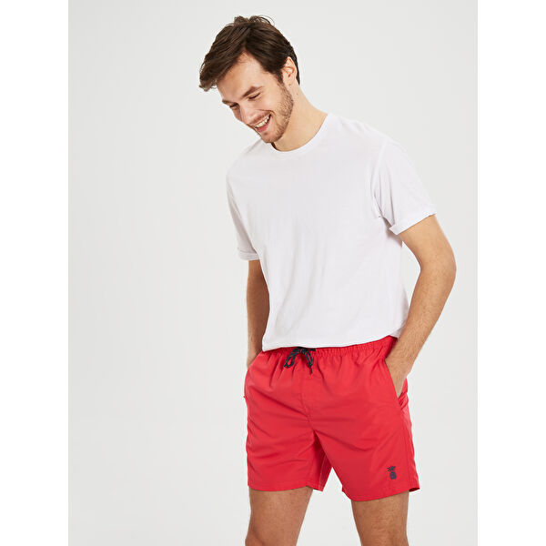 Diz Üstü Boy Basic Deniz Şortu