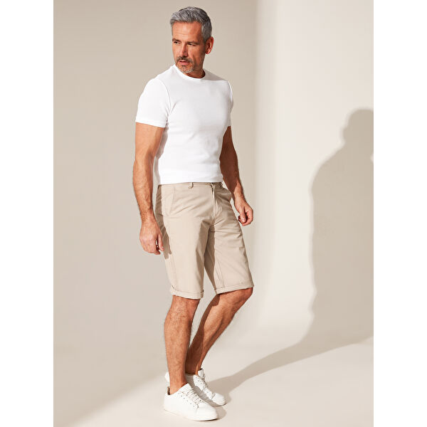 Regular Fit Basic Bermuda Erkek Şort