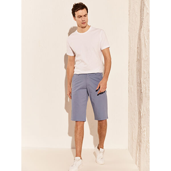 Regular Fit Basic Bermuda Erkek Şort Regular Fit Basic Bermuda Erkek Şort