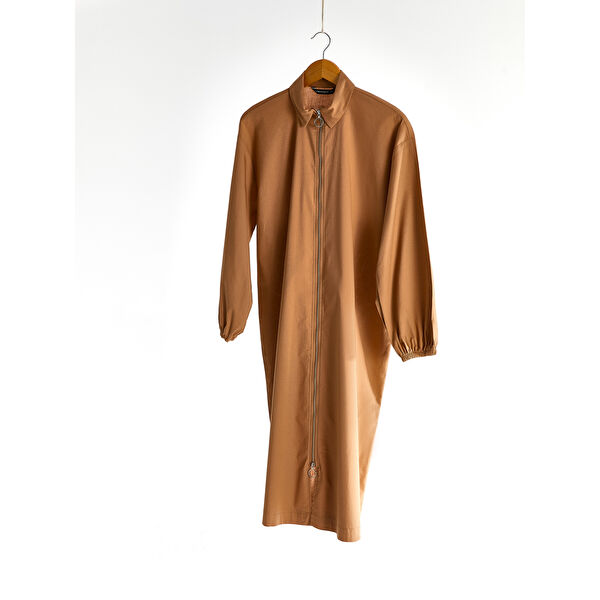 Fermuarlı Poplin Tunik