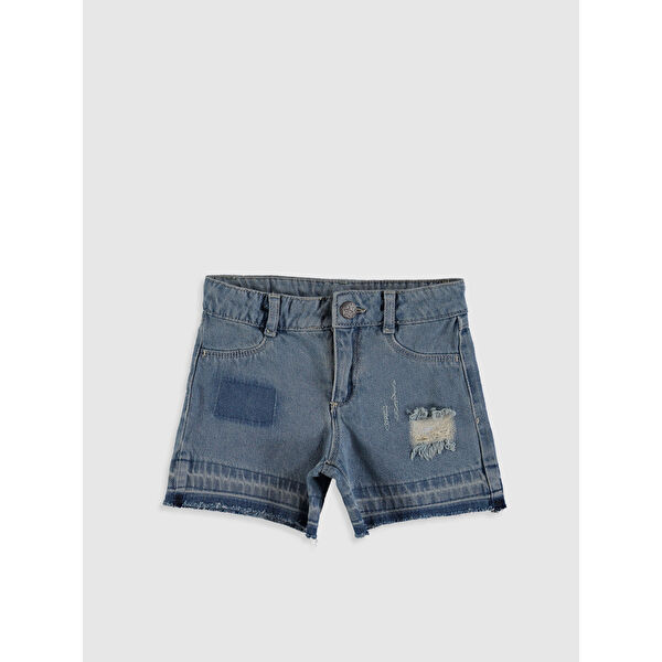 Kız Çocuk Jean Şort