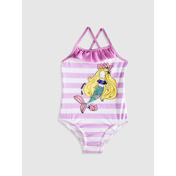 Kız Bebek Baskılı Mayo