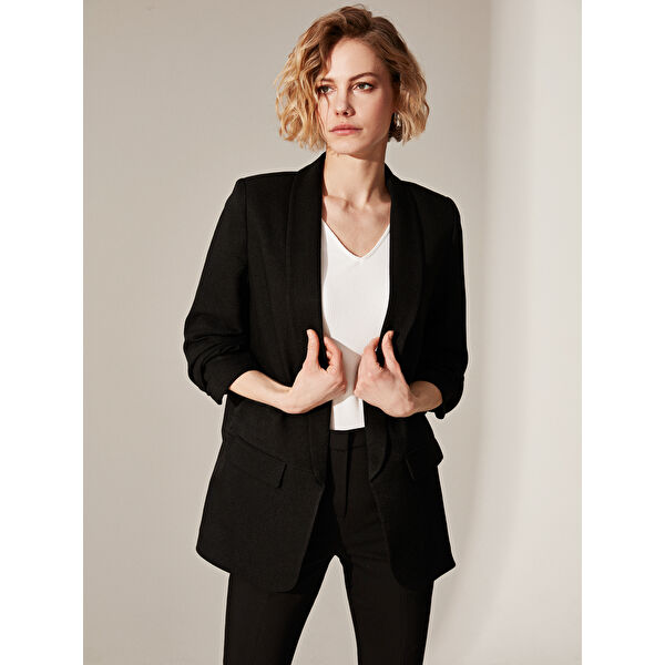 LCW VISION Standart Fit Kadın Kalın Ceket