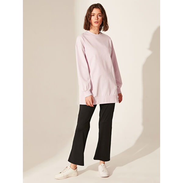 Beli Slogan Baskılı Esnek Eşofman Alt Beli Slogan Baskılı Esnek Eşofman Alt