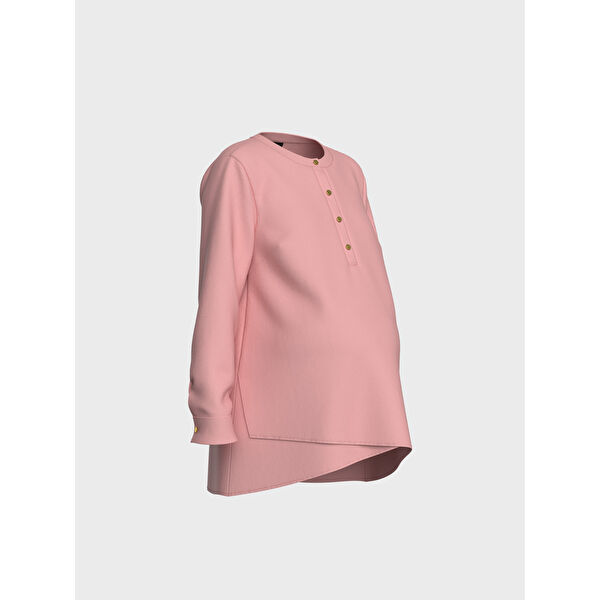 Düğme Detaylı Hamile Viskon Bluz Düğme Detaylı Hamile Viskon Bluz