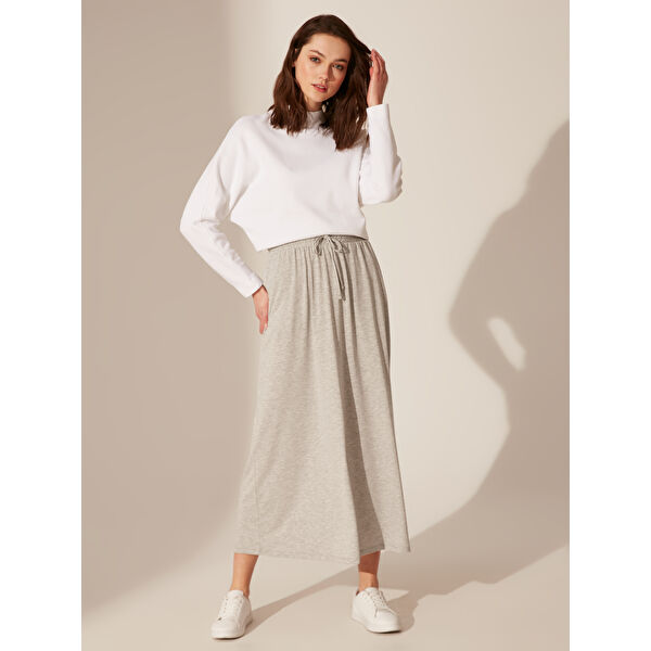 LCW GRACE Standart Fit Penye Kadın Etek LCW GRACE Standart Fit Penye Kadın Etek
