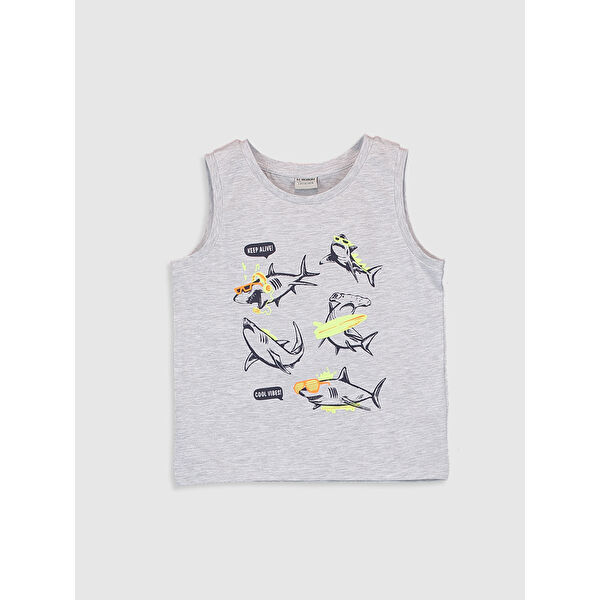 Erkek Çocuk Güneşte Renk Değiştiren Pamuklu Atlet Erkek Çocuk Güneşte Renk Değiştiren Pamuklu Atlet