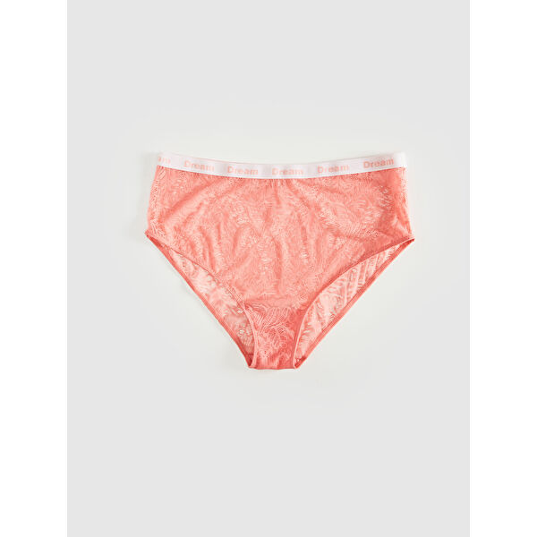 Dantelli Yüksek Bel Külot