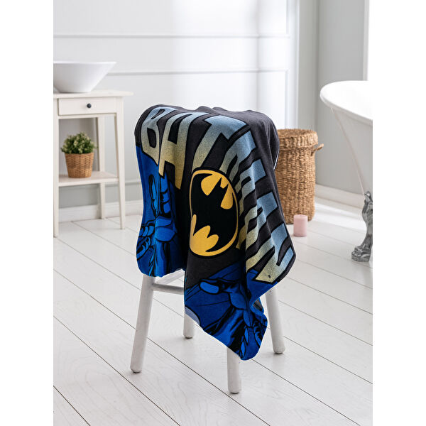 Batman Lisanslı Kadife Plaj Havlusu