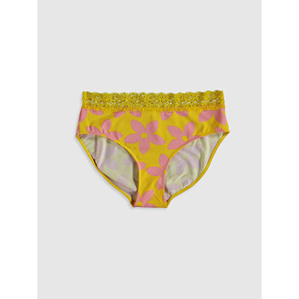 Dantel Detaylı Desenli Hipster Külot Dantel Detaylı Desenli Hipster Külot