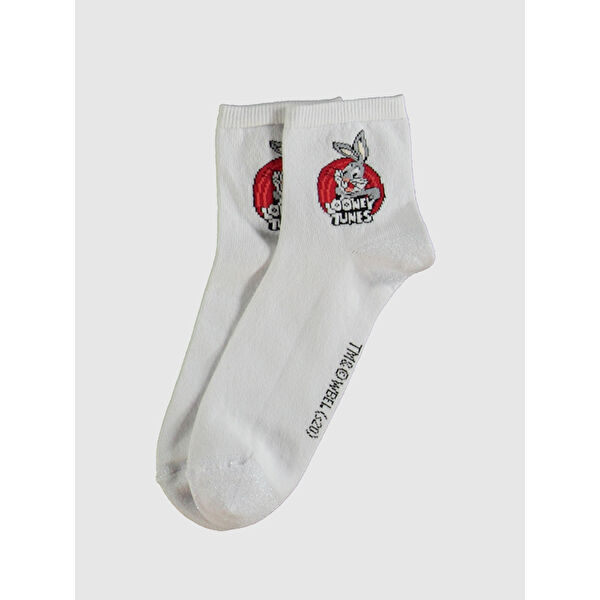 Bugs Bunny Baskılı Soket Çorap
