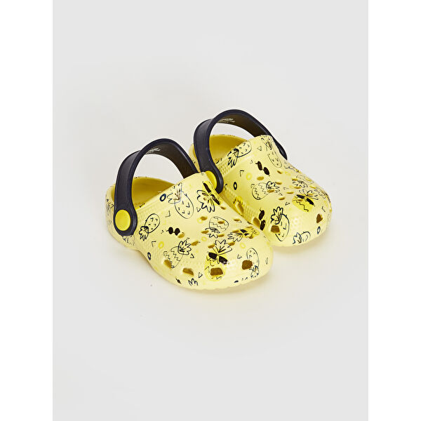 Erkek Bebek Baskılı Plaj Sandaleti