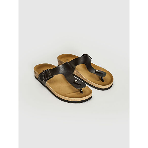 Erkek Toka Detaylı Parmak Arası Terlik