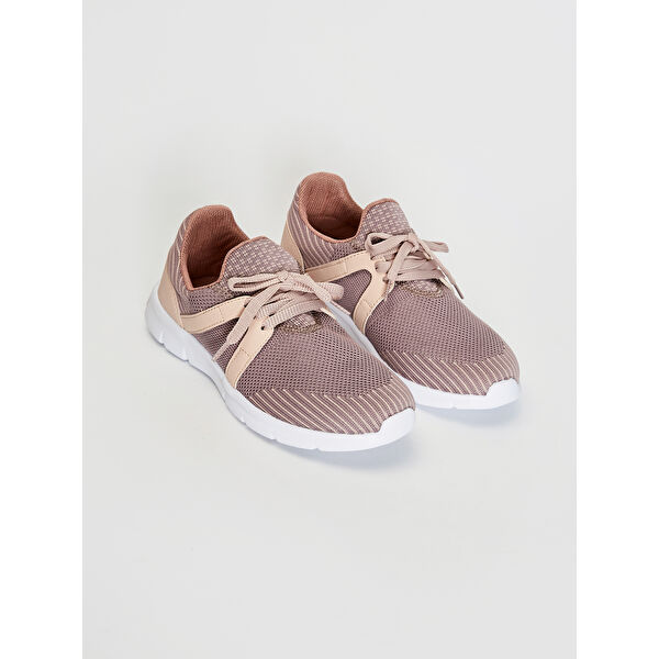 Kadın Triko Bağcıklı Aktif Spor Ayakkabı