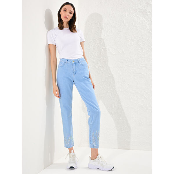 Boyfriend Kadın Jean Pantolon