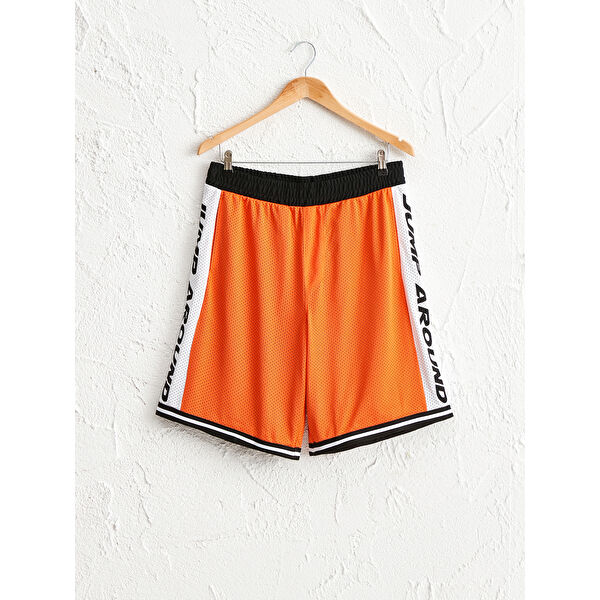 Standart Kalıp Baskılı Aktif Spor Şort