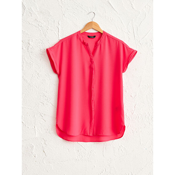 Dokulu Kumaştan Gömlek