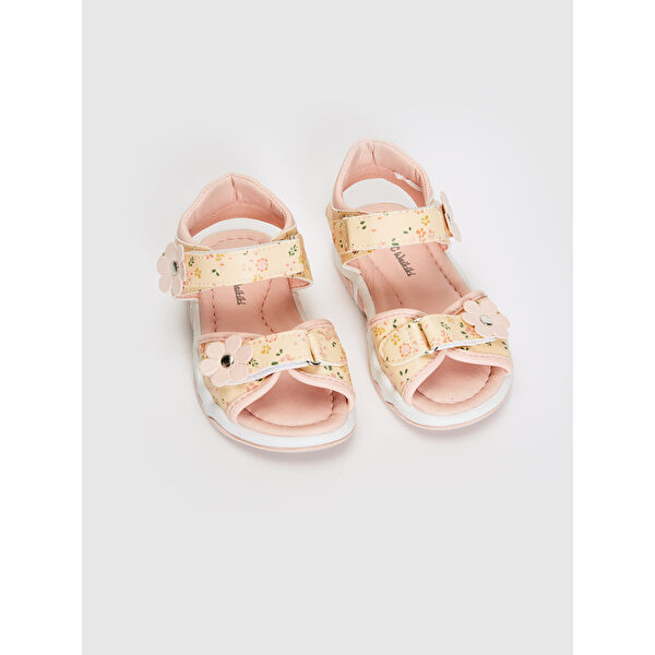 Kız Bebek Cırt Cırtlı Sandalet