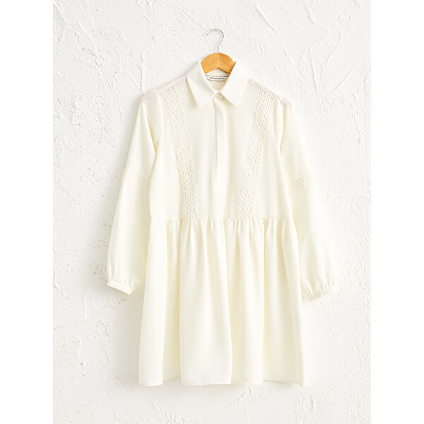 MODEST Gömlek Yaka Uzun Kollu Kadın Fisto Detaylı Tunik