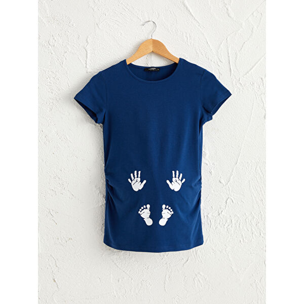 Esprili Pamuklu Hamile Tişört