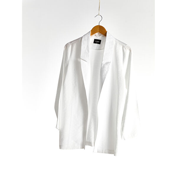 Düz Viskon Blazer Ceket