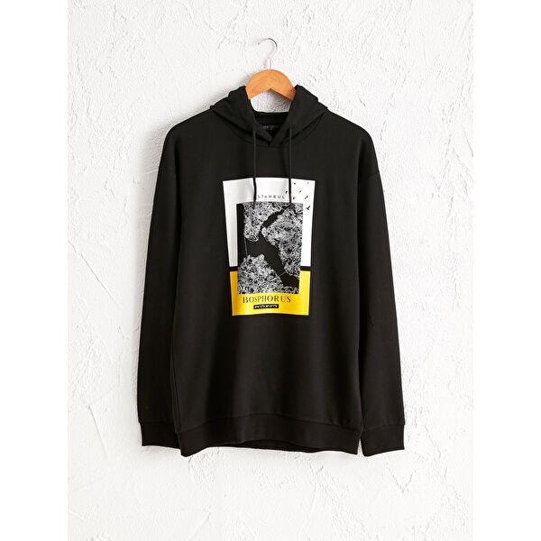 Standart Kalıp Kapüşonlu İstanbul Baskılı Sweatshirt Baba Oğul Kombini Standart Kalıp Kapüşonlu İstanbul Baskılı Sweatshirt Baba Oğul Kombini