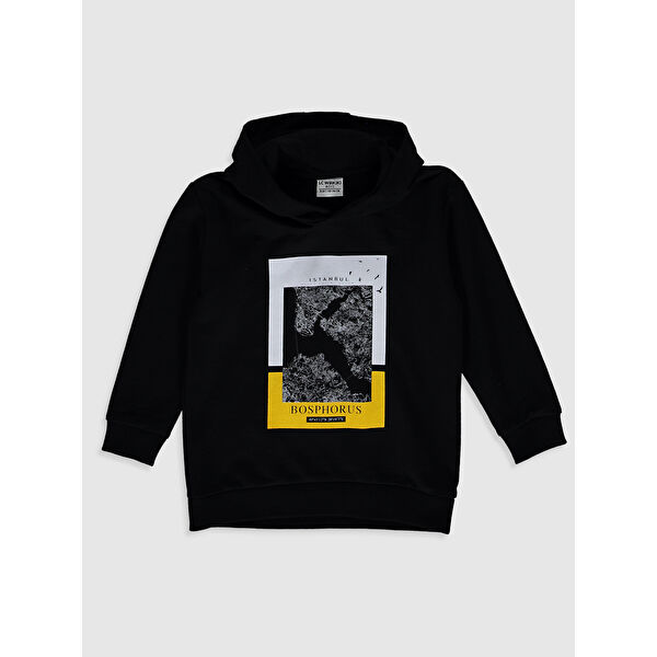 Erkek Çocuk İstanbul Temalı Sweatshirt Baba Oğul Kombini