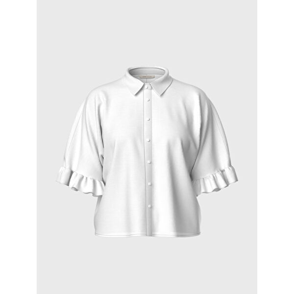 LCW CASUAL Rahat Kalıp Kısa Kollu Kadın Gömlek