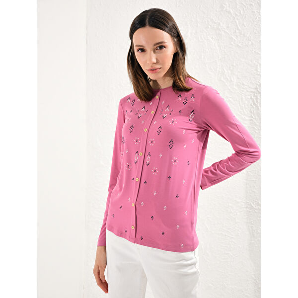 LCW GRACE Bisiklet Yaka Uzun Kollu Kadın Tişört LCW GRACE Bisiklet Yaka Uzun Kollu Kadın Tişört