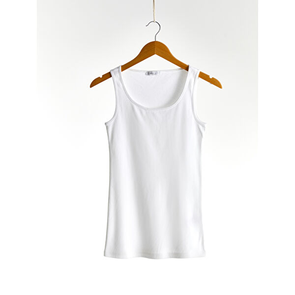 LCW BASIC Kolsuz Penye Kadın Atlet LCW BASIC Kolsuz Penye Kadın Atlet