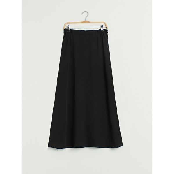 Beli Lastikli A Kesim Uzun Etek Beli Lastikli A Kesim Uzun Etek