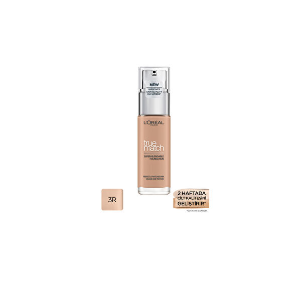L'Oréal Paris True Match Bakım Yapan Fondöten 3R ROSE BEIGE L'Oréal Paris True Match Bakım Yapan Fondöten 3R ROSE BEIGE