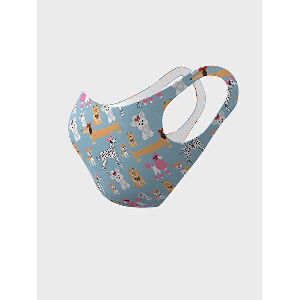 2-8 Yaş Kız Çocuk Yıkanabilir Yüz Maskesi