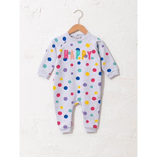 Kız Bebek Puantiyeli Tulum