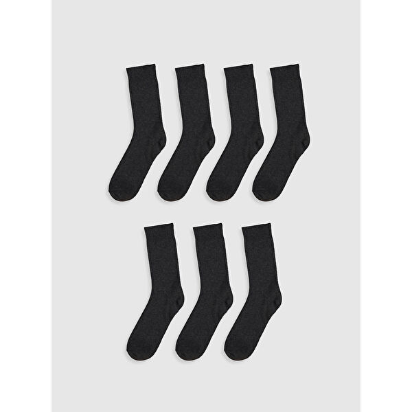 LCW GREEN Organik Pamuklu Soket Çorap 7'li