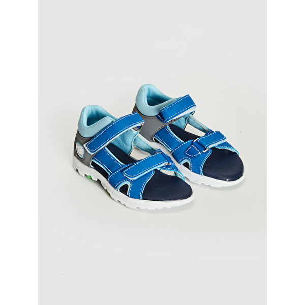 Erkek Bebek Cırt Cırtlı Sandalet