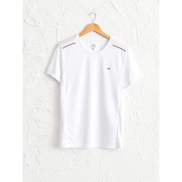 Standart Kalıp Bisiklet Yaka Aktif Spor Tişört