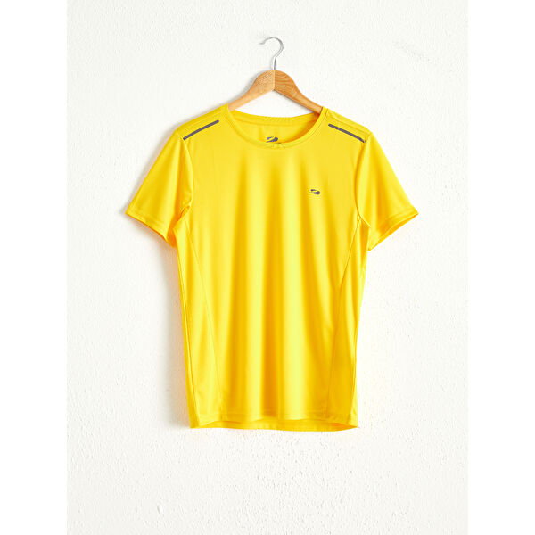 Standart Kalıp Bisiklet Yaka Aktif Spor Tişört Standart Kalıp Bisiklet Yaka Aktif Spor Tişört