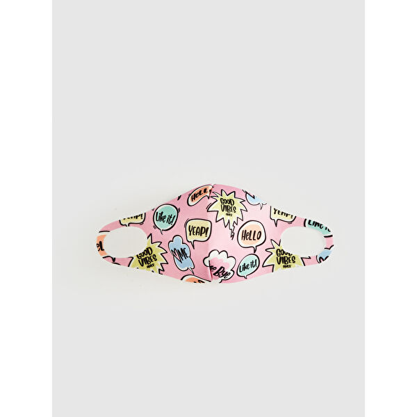 8-14 Yaş Kız Çocuk Yıkanabilir Yüz Maskesi