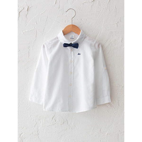 Basic Erkek Bebek Gömlek ve Papyon Basic Erkek Bebek Gömlek ve Papyon