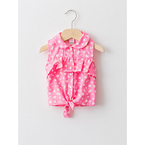 Kız Bebek Poplin Gömlek Kız Bebek Poplin Gömlek