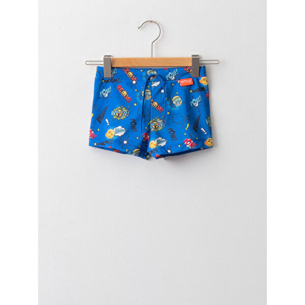 Emoji Baskılı Hızlı Kuruyan Erkek Çocuk Boxer Mayo